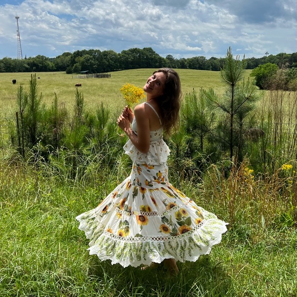 FARM Rio | Dresses | Farmrio Sunflower Dress | Poshmark